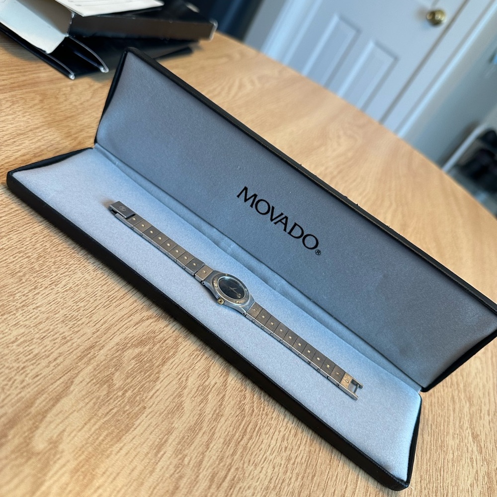 Rare Ladies Movado Museum Watch 1992 In Fabulous Cond… - Gem